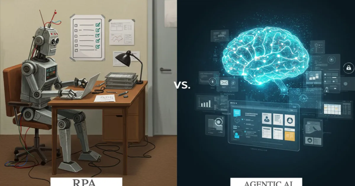 Agentic AI vs. RPA: Automating with Brains Instead of Scripts